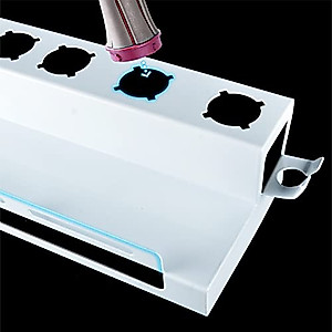 Wall Mounted Dryer Hair Curler Storage Rack Suitable for Dyson Airwrap Bathroom Shelf Hair Care Tool Storage (C)