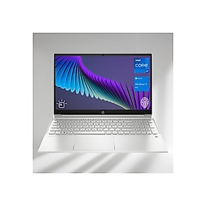 HP Pavilion 15t Business Laptop, 15.6" FHD Display, Intel Core i7-1355U, 32GB RAM, 1TB SSD, Webcam, HDMI, Backlit Keyboard, Fingerprint Reader, Wi-Fi 6, Windows 11 Pro