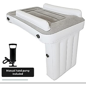 DAMRU Inflatable Airplane Baby Travel Bed | Inflatable Airplane Bed for Kids | Baby Airplane Travel Bed| Toddler Airplane Bed | Airplane Bed for Toddler with Hand Pump, for Loving Memories