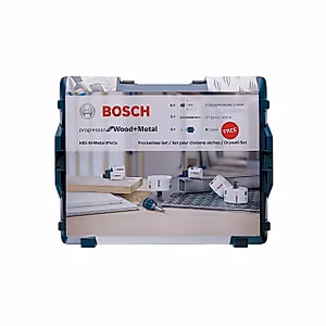 Bosch Professional 2608594270 8-Piece Hole Saw Progressor for Wood & Metal Set (in L-Boxx, Drill Accessories), Colour, Size