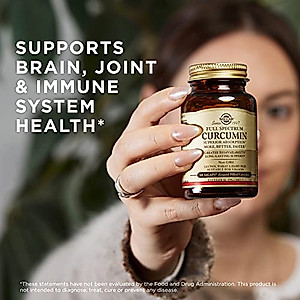 Solgar Full Spectrum Curcumin - 60 LiCaps - Superior Absorption - Brain, Joint & Immune Health - Non-GMO, Vegan, Gluten Free, Dairy Free - 60 Servings