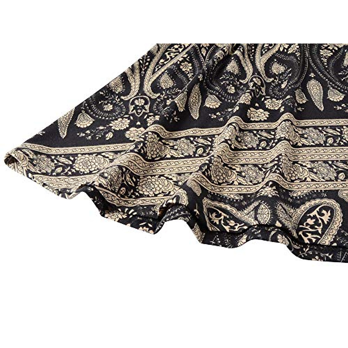 Veranee Women's Plus Size Swing Tunic Top 3/4 Sleeve Floral Flare T-Shirt (XX-Large, 16-10)