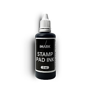 iMARK Premium Refill Ink for Self-Inking Stamps, Daters and Stamp Pads (2 oz, Black)