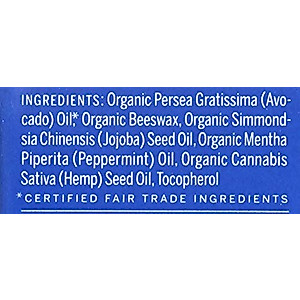 Dr. Bronner's Organic Lip Balm Peppermint 0.15 oz