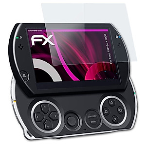atFoliX Plastic Glass Protective Film compatible with Sony PSP Go N1000 Glass Protector, 9H Hybrid-Glass FX Glass Screen Protector of plastic