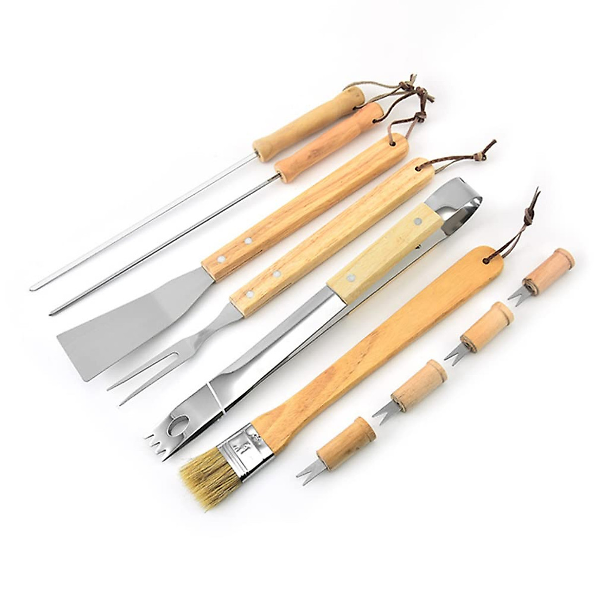 Zerodeko 1 Set Barbecue Tool Set Heavy Duty Tool Bag Bbq Grill Accessories Tools Portable Tool Kit Black Suit Toiletry Bag for Travel Griddle Stainless Steel Grill Brush Outdoor