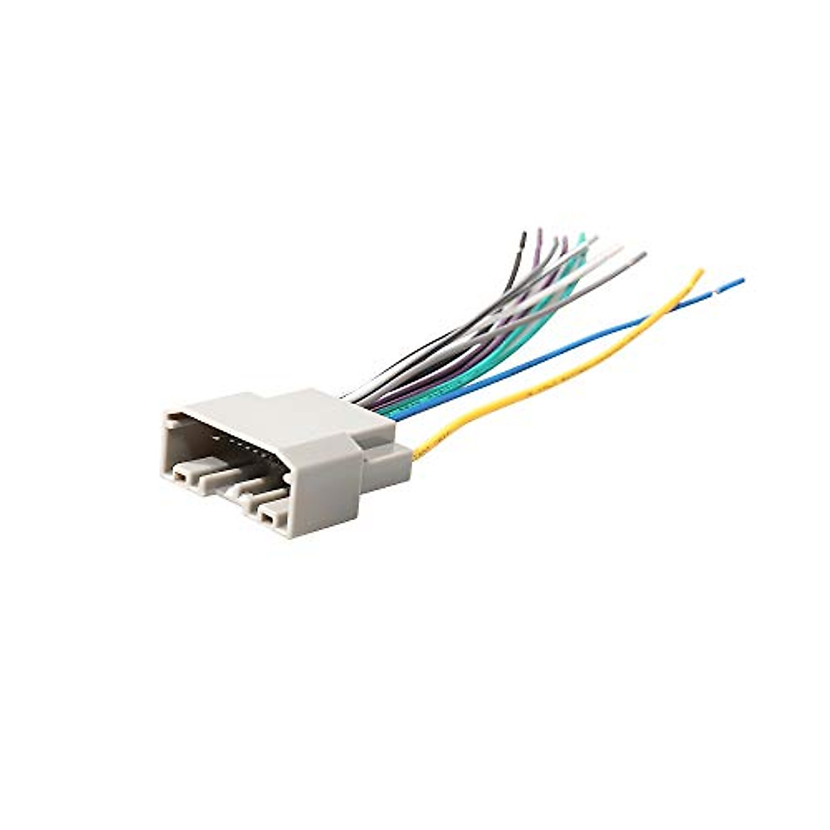 RED WOLF Radio Wiring Harness Antenna Adapter Connector Compatible with Dodge 2007-2011, Jeep 2008-2011, Chrysler 2008-2011Install Aftermarket Car Stereo CD Player Wire Cable Plug