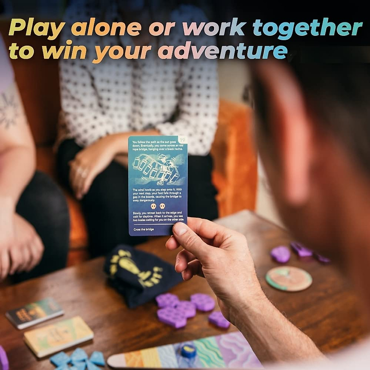 Big Potato What Next? Cooperative Pick Your Path Adventure Board Game, 1-4 Players