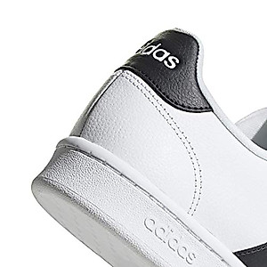 adidas men's Grand Court Sneaker, White/Black/White, 11.5 US