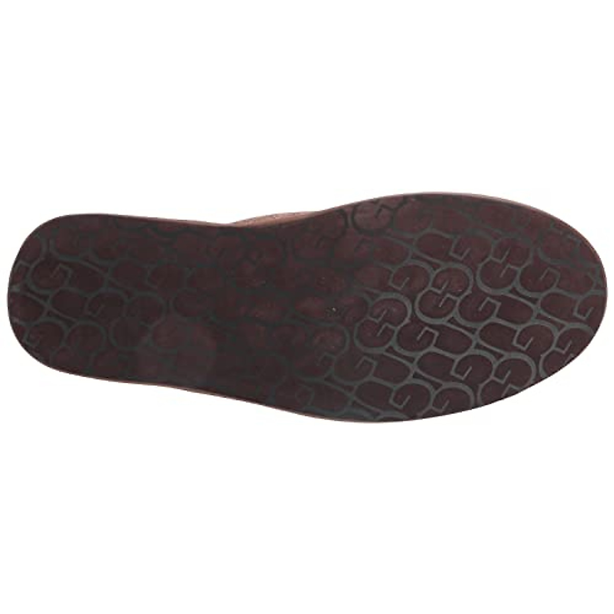 UGG Men's Scuff Logo Jacquard Slipper, Chestnut, 10