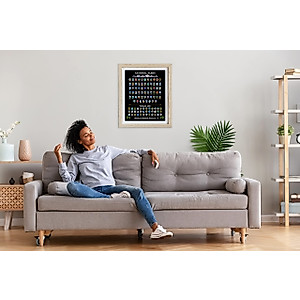 Bright Standards National Parks Scratch Off Map of United States Poster [Includes Wildlife], National Parks Map, US Travel Maps, USA Gifts for Travelers Road Trip Adventure, Fits 16”x20” frame