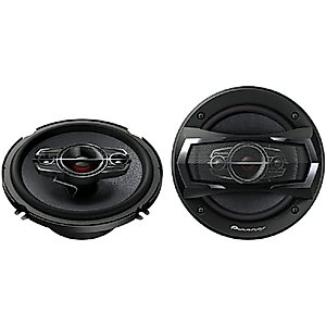Pioneer TS-A1685R 350 Watts 4-Way Car Speakers, 6 1/2 Inch - 6 3/4 Inch, 1 Pair (Discontinued by Manufacturer)