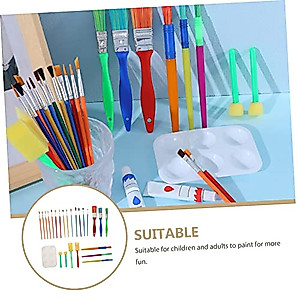 FAVOMOTO 1 Set Brush Set Paint Brushes for Paint Brushes Set Suit Art Paint Brushes Set Wood Painting Brush Professional Painting Brushes Set DIY Brush Coloring Brush Brush