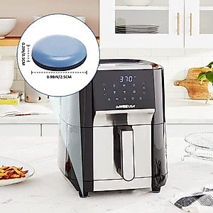 Appliance Sliders for Kitchen Appliances, 16PCS Self-Adhesive Small Magic Appliance Slider with Cord Organizer Storage for Countertop Coffee Maker (16PCS Small Appliance Sliders)