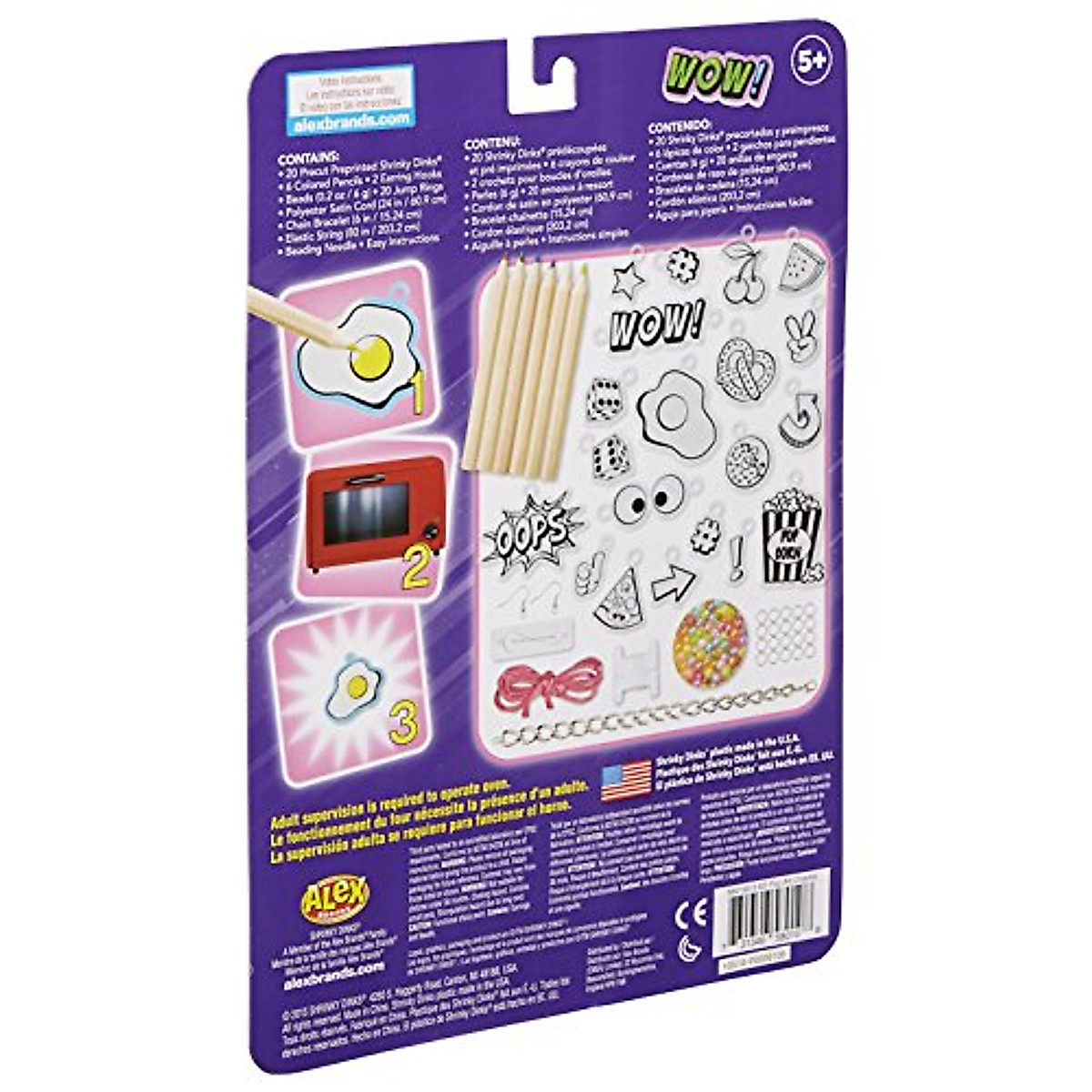 Shrinky Dinks Pop Art Charms Activity Set