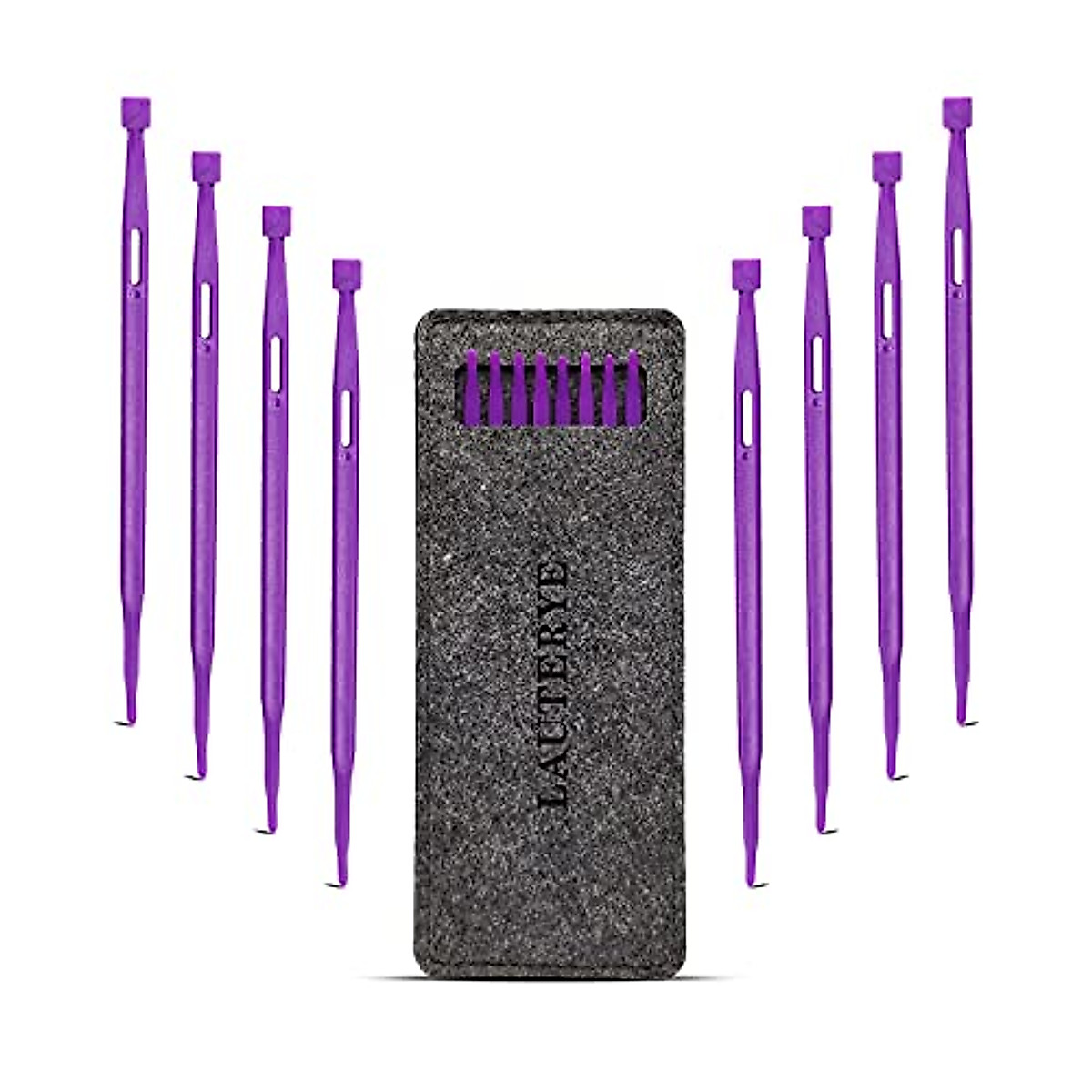 That Purple Thang Multifunctional 8Pcs for Sewing kit Projects Use by Lauterye