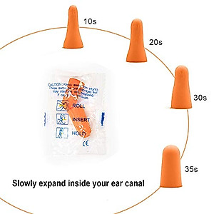 Quality Foam Earplugs 200 Pair - 32dB Noise Cancelling Soft High Decibel Ear Plugs for Noise Reduction Ear Protection Concerts Loud Music Shooting Guns Work Construction Safety Hearing Protection