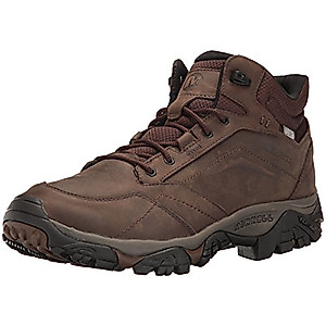 Merrell Men's Moab Adventure Mid Waterproof Hiking Boot, Dark Earth, 11 M US