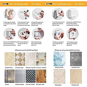 Retractable Clothesline |Indoor Outdoor Clothes Line | Heavy Duty Clothes Drying Laundry Line | Wall Mounted Drying Rack Clothing Line | Retracting Hanging | Lock to Prevent Sagging