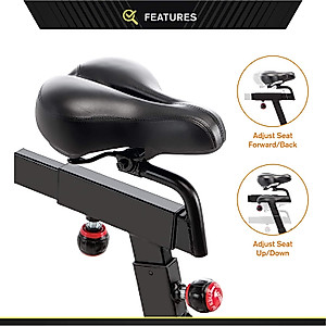 Circuit Fitness Club Revolution Cycle for Cardio Exercise - Red