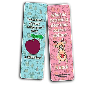 Creanoso Funny Jokes Lunchbox for Kids Bookmarks (10-Sets X 6 Cards) – Daily Inspirational Card Set – Interesting Book Page Clippers – Great Gifts for Adults and Professionals