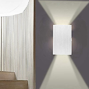 01 Aluminum Alloy LED Wall Light, Wall Mounted Lamp, Wall Mounted Corridor Lamp, Garden Lights for Ground/Garden Home Decoration Indoor Outdoor