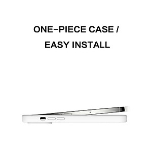 VENINGO iPhone 13 Case, Phone Case iPhone 13,Slim Fit Liquid Silicone Soft Gel Rubber Lightweight Microfiber Lining Shockproof Anti-Scratch Protective Phone Cover for iPhone 13 6.1'' 2021, White