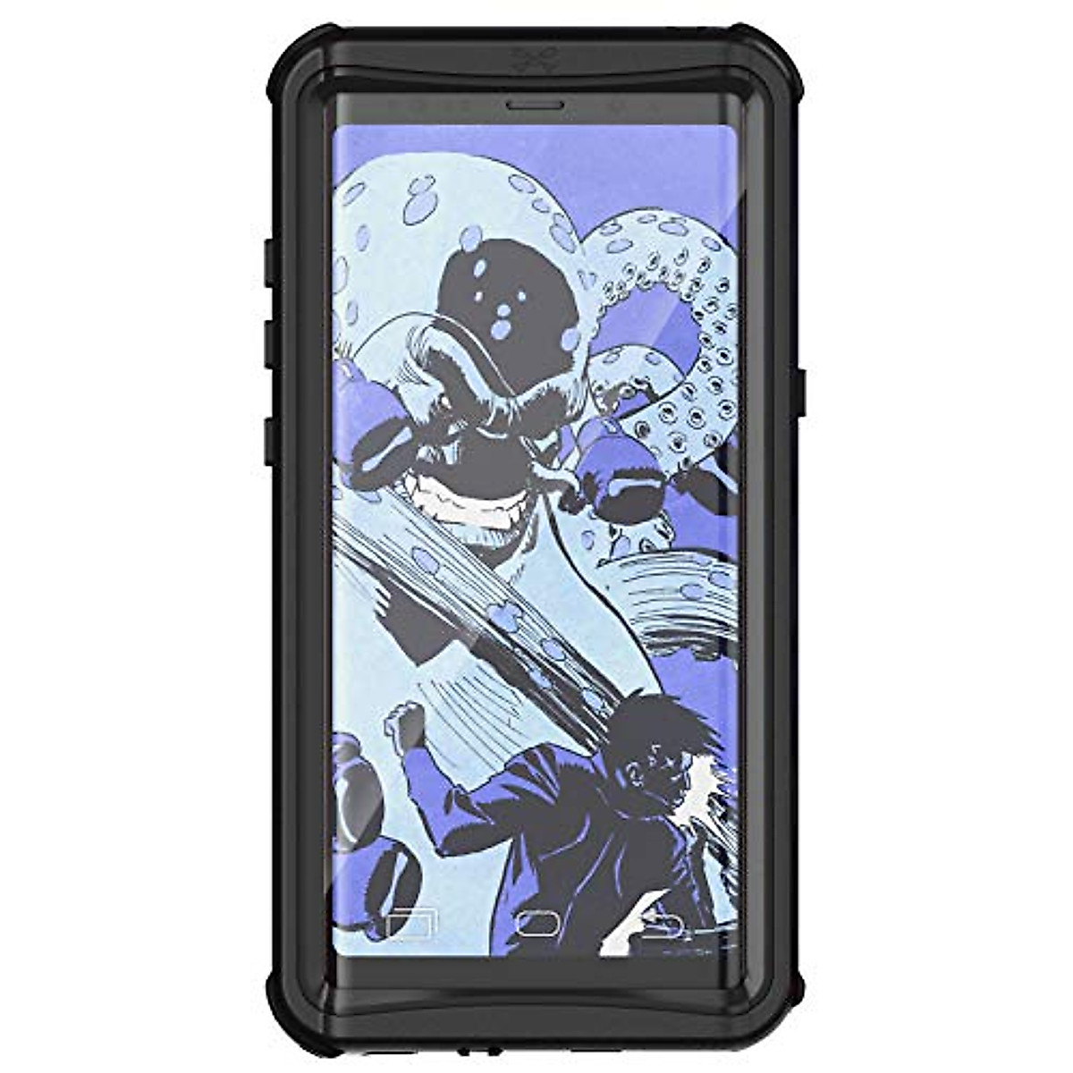 Ghostek Nautical Waterproof Galaxy Note 8 Case with Screen Protector - Slim Heavy Duty Protection (Black)