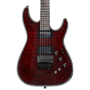 Schecter Hellraiser C-1 with Floyd Rose and Sustainiac - Black Cherry