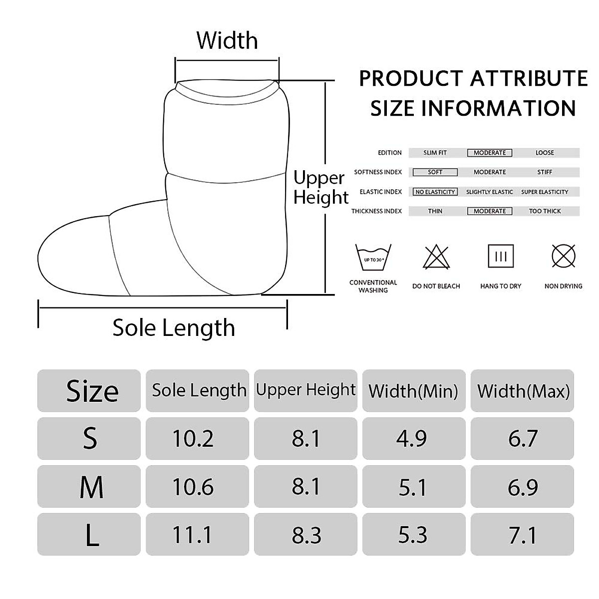 Tapasimme Down Booties Men Women Backpacking Down Slippers (Black, Large)