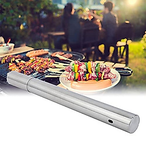 Ruchdy Skewer Holder Stainless Steel Skewer Barbecue BBQ Needle Holder Storage Box Case