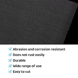 4 Pieces 20 Mesh 8.2”X11.8” (21cmX30cm) Wire Mesh, Sturdy Metal Mesh Sheets for DIY Projects 304 Stainless Steel No Rust Mesh Screen