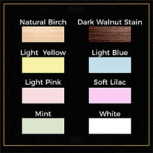 Personalized Wooden Baby Name Sign – Nursery Wall Letters, Kids’ Room Décor, 1/2" Thick, 12"-33" Wide