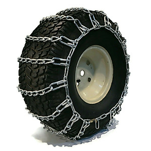 The ROP Shop | Pair of 2 Link Tire Chains 16x6.5x8 for Troy-Bilt & Ariens Snow Blower & Thrower