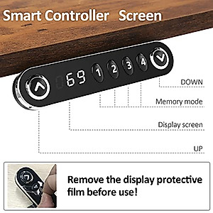 48×24 inch Electric Standing Desk Adjustable Height with Wobble Anti Fatigue Mat Balance Board, Stability Rocker, 27''-45'' Lifting Range Stand up Desk for Office/Home