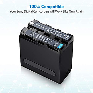 Powerextra Multifunctional Battery Pack with USB Output for Sony NP-F970, NP-F975, NP-F960, NP-F950, NP-F930 Battery