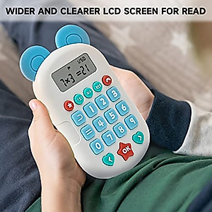 Electronic Math Game for Kids Ages 4+, Addition, Subtraction, Multiplication & Division Learning Educational Toys, Gifts for Girls Boys 4 5 6 7 8 9 Years Old, Classroom Supply