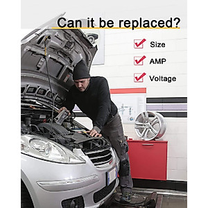 Riseuvo 20pcs 15A Standard Car Fuses - 15 AMP Automotive Fuses(ATO/APR/ATS), 32V (12/24V) Blade Fuse for RV/Truck/SUV