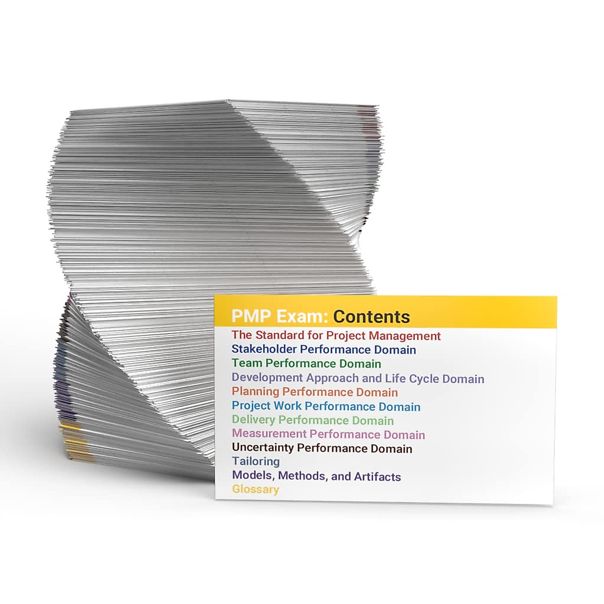 PMP Exam Prep 2024-2025: Project Management Study Cards for the PMBOK 7th Edition [Full Color Cards]