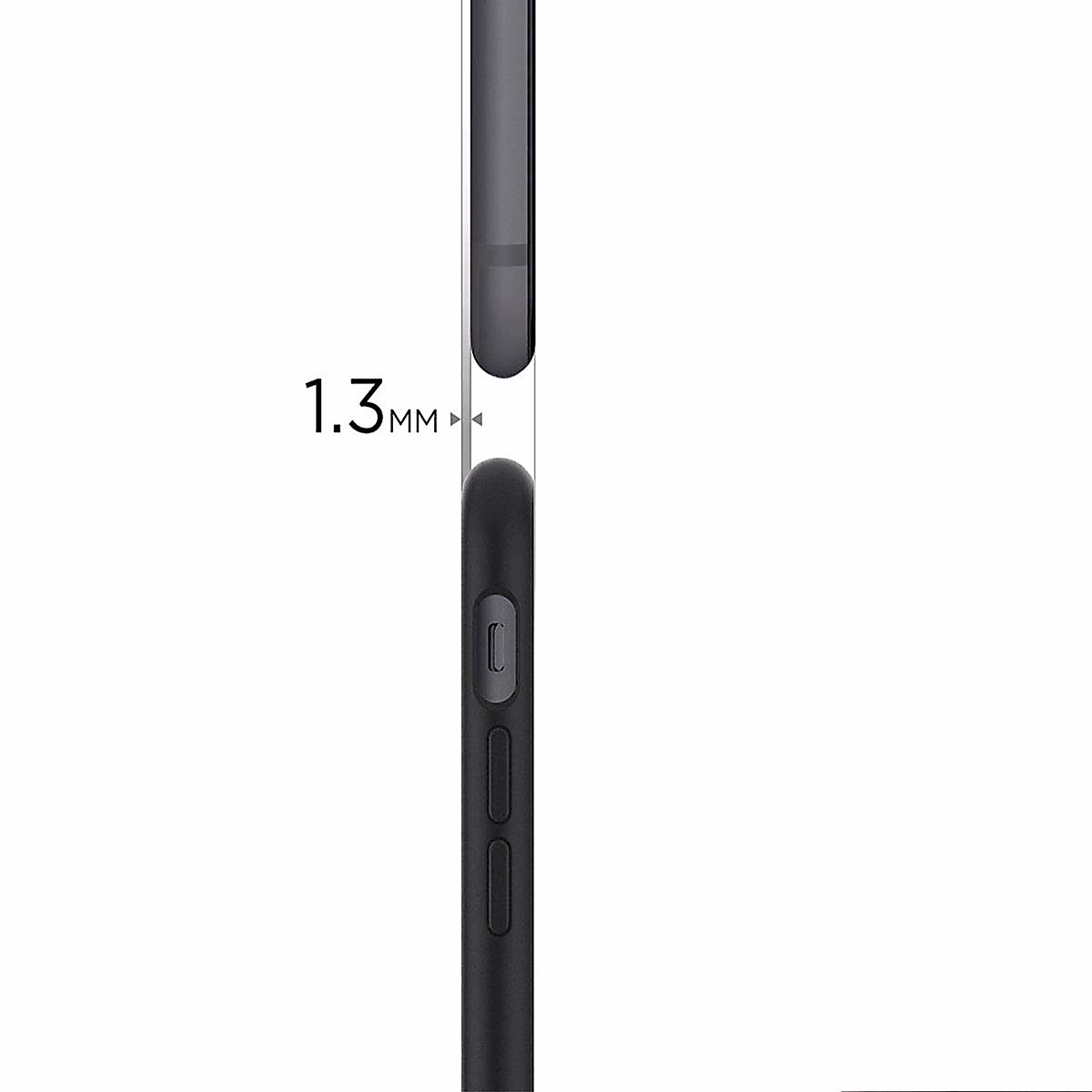 Black Cover for Motorola ThinkPhone + [2 Pack] HD Tempered Glass, Silicone Shell TPU Bumper Protective Back Case - Scratch Screen Protector for Motorola ThinkPhone (6,6")