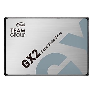 TEAMGROUP GX2 1TB 3D NAND TLC 2.5 Inch SATA III Internal Solid State Drive SSD (Read Speed up to 530 MB/s) Compatible with Laptop & PC Desktop T253X2001T0C101