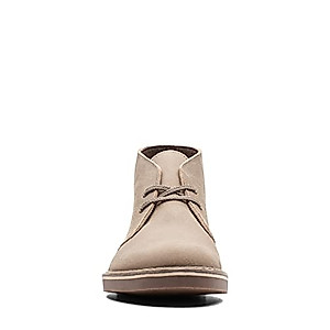 Clarks Men's Bushacre 2 Chukka Boot, Taupe Distressed Suede, 10 M US