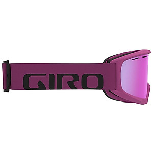 Giro Index OTG Adult Snow Goggles - Berry Wordmark Strap with Vivid Pink Lens (2020)