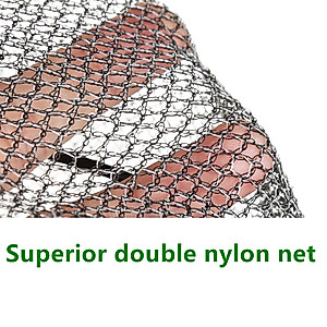 Fishing Bait Trap,2 Packs Crab Trap Minnow Trap Crawfish Trap Lobster Shrimp Collapsible Cast Net Fishing Nets Portable Folded Fishing Accessories,12.6X20.1inches