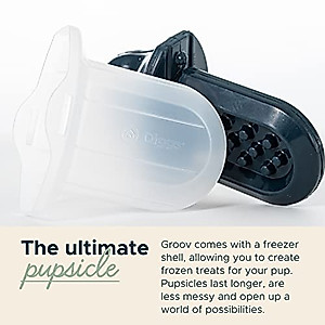 Diggs Groov Dog Training Toy I Puppy Training Aid I Crate Training Aids for Puppies I Attaches to Crate I Reduces Anxiety I Dog Treat Dispenser I Dog Kennel Toys I Turquoise