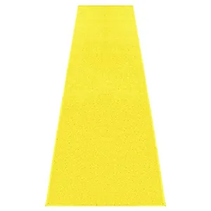 Event Carpet Aisle Runner - Quality Plush Pile Rug with Backing, Binding in Various Sizes (3 X 40 ft, Yellow)