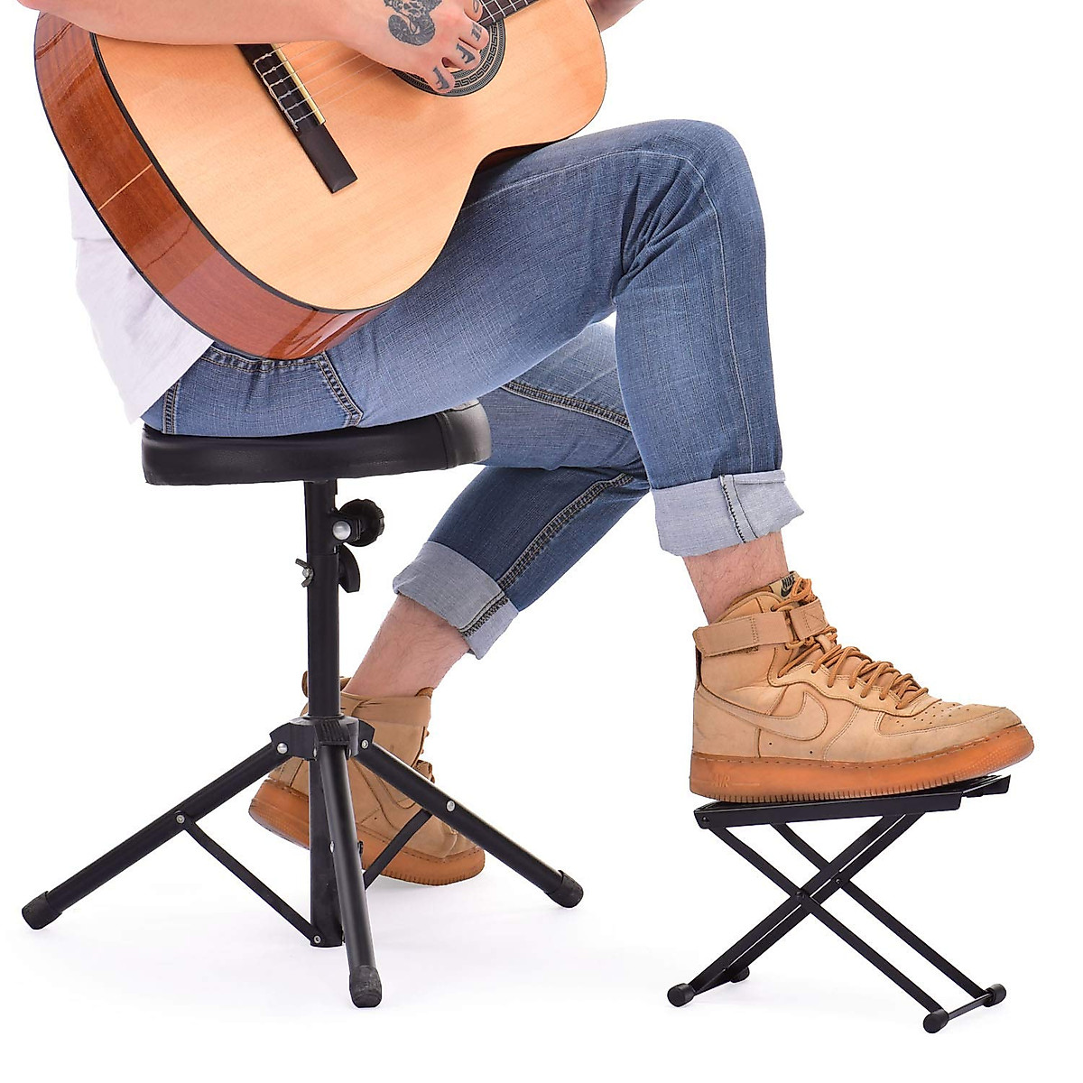 On-Stage FS7850B Guitar Foot Rest,Black