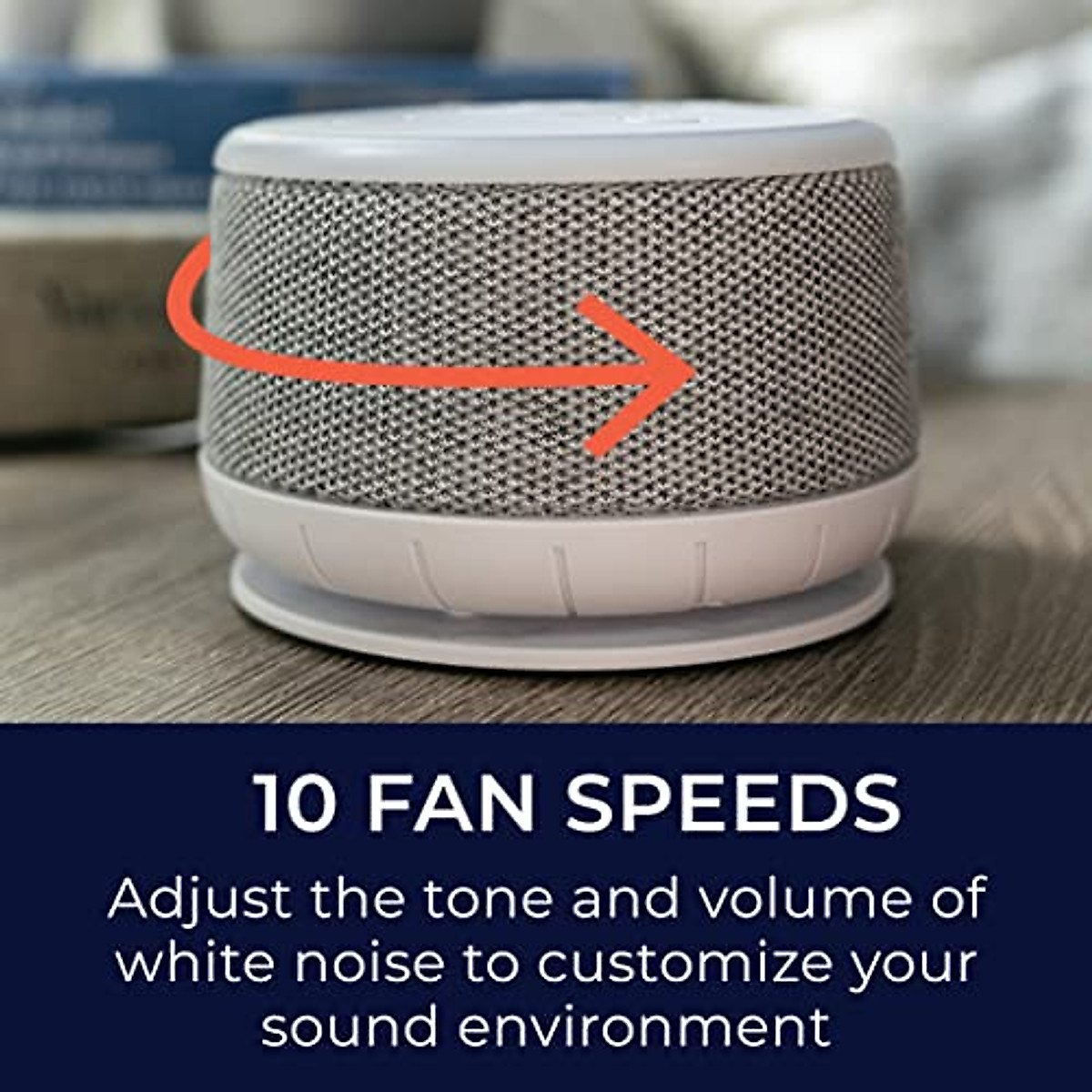 Yogasleep Dohm Nova White Noise Sound Machine. Includes Night Light, Timer, 10 Fan Speeds for Louder Noise Blocking. Noise Canceling for Office Privacy & Concentration, Better Sleep for Baby & Adults.