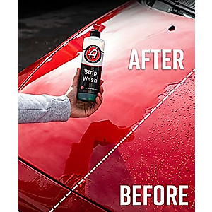 Adam's Polishes Strip Car Wash Soap, Sealant & Car Wax Remover Shampoo, Thick Suds For Car Cleaning, Foam Cannon, Foam Gun, Sponge, Mitt, Chamois, Safe For Paint Glass Wheel Tire Ceramic Coating