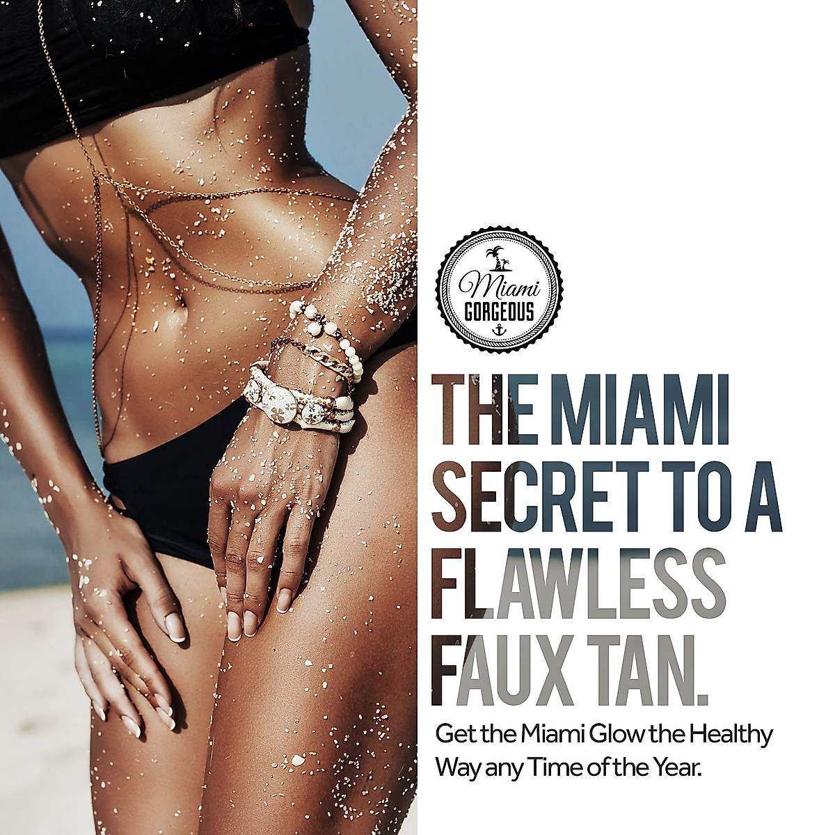 Miami Gorgeous Self Tanning Mousse LaPlaya Glow Instant Self Tanner Bronzing Mousse to Tan Skin Organic Ingredients Best Natural Self Tanner Satisfaction Guarantee 4.2 oz